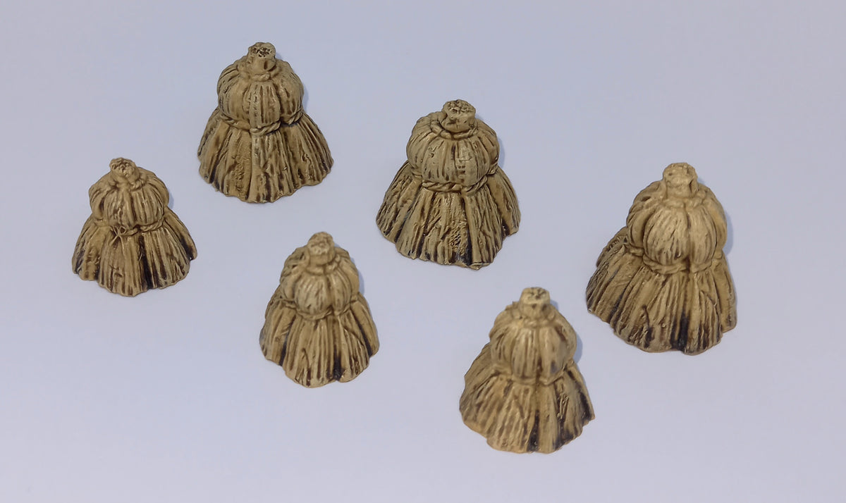 37/015 28mm scale "traditional " corn stooks – Battlefield Terrain Concepts