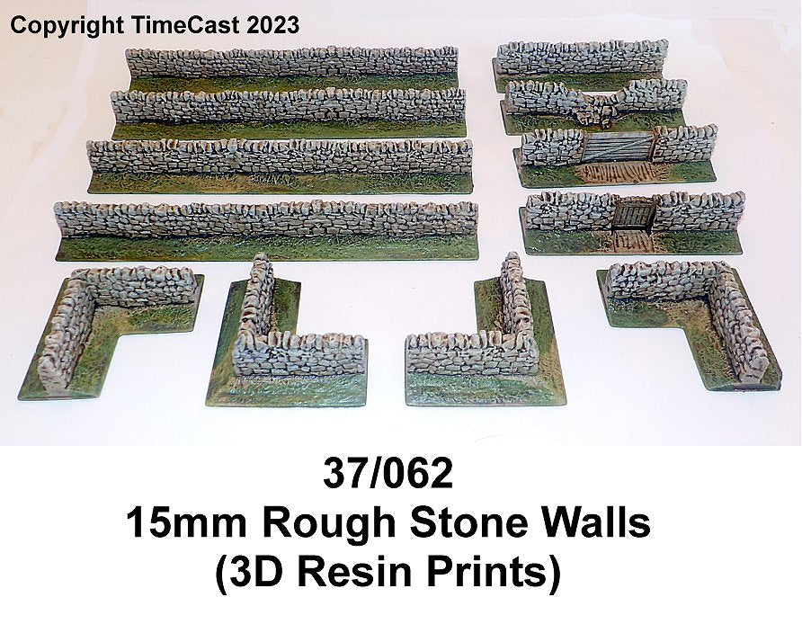 37/062 - 15mm Rough Stone Walls – Battlefield Terrain Concepts